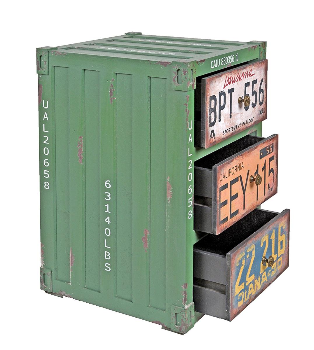 Commode design vintage, type vieux container