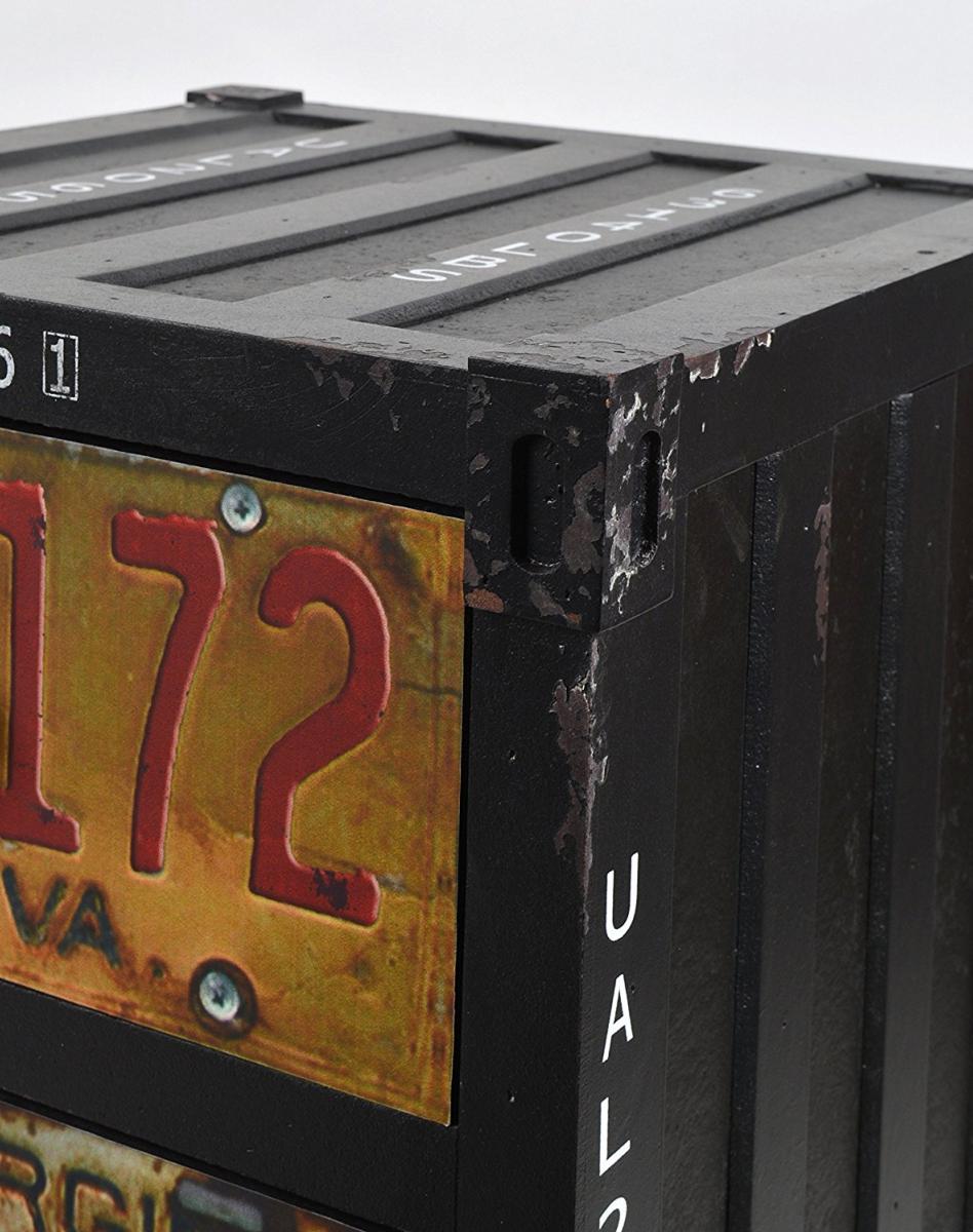 Commode rangement design style industriel en bois