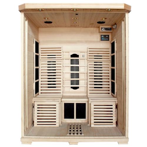 SAUNA, modèle luxe, infrarouge, 3 places