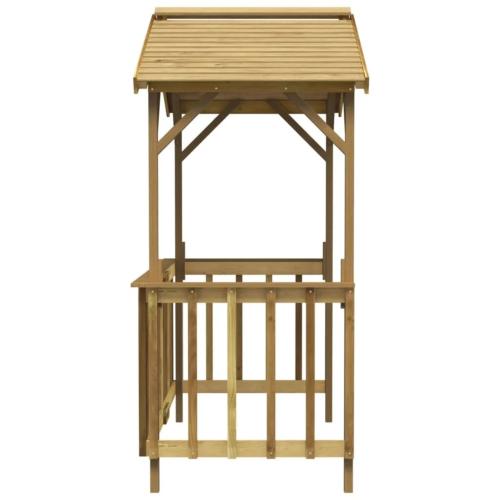 CABANE de RANGEMENT pour barbecue, largeur 165 cm