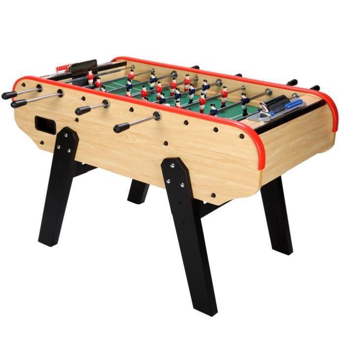 Baby-foot à utilisation professionnelle, baby-foot beige